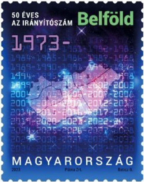Hungary #4671 - 2023 Postal History VI - 50th anniversary of Introduct ...