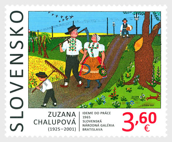 Slovakia - 2025 Naïve Art from Kovacica in Vojvodina (MNH) – Eastern ...