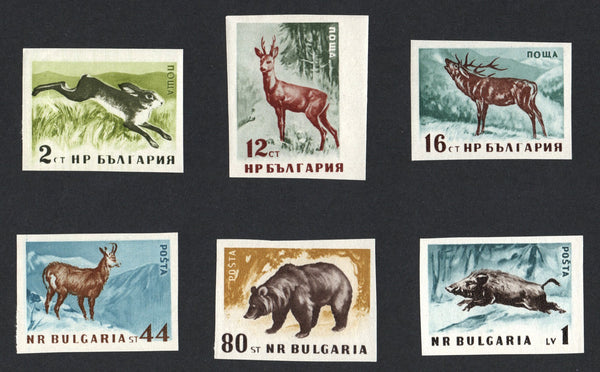 #1004-1009 Bulgaria - Wild Animals, Imperf. (MNH) – Eastern Europe ...