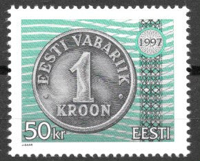 #327 Estonia - One Kroon Coin (MNH) – Hungaria Stamp Exchange