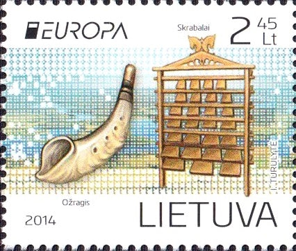 #1025-1026 Lithuania - 2014 Europa: Musical Instruments (MNH) – Eastern ...