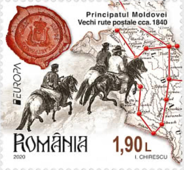 Romania - 2020 Europa: Ancient Postal Routes, Set of 2 (MNH) – Eastern ...