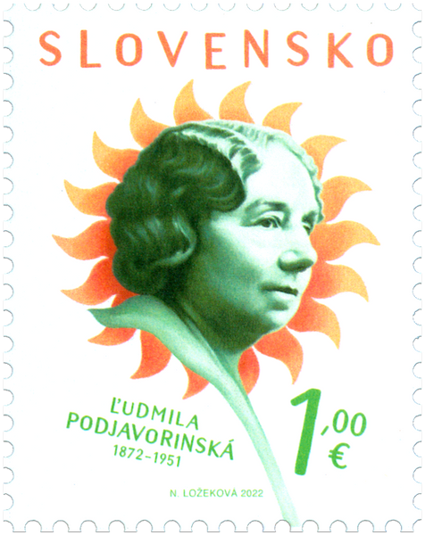 Slovakia #901 - 2022 Personalities: Ludmila Podjavorinska (MNH ...
