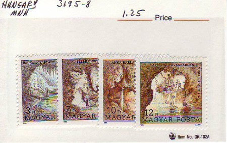 #3195-3198 Hungary - Caves, Set of 4 (MNH) – Eastern Europe Postage ...
